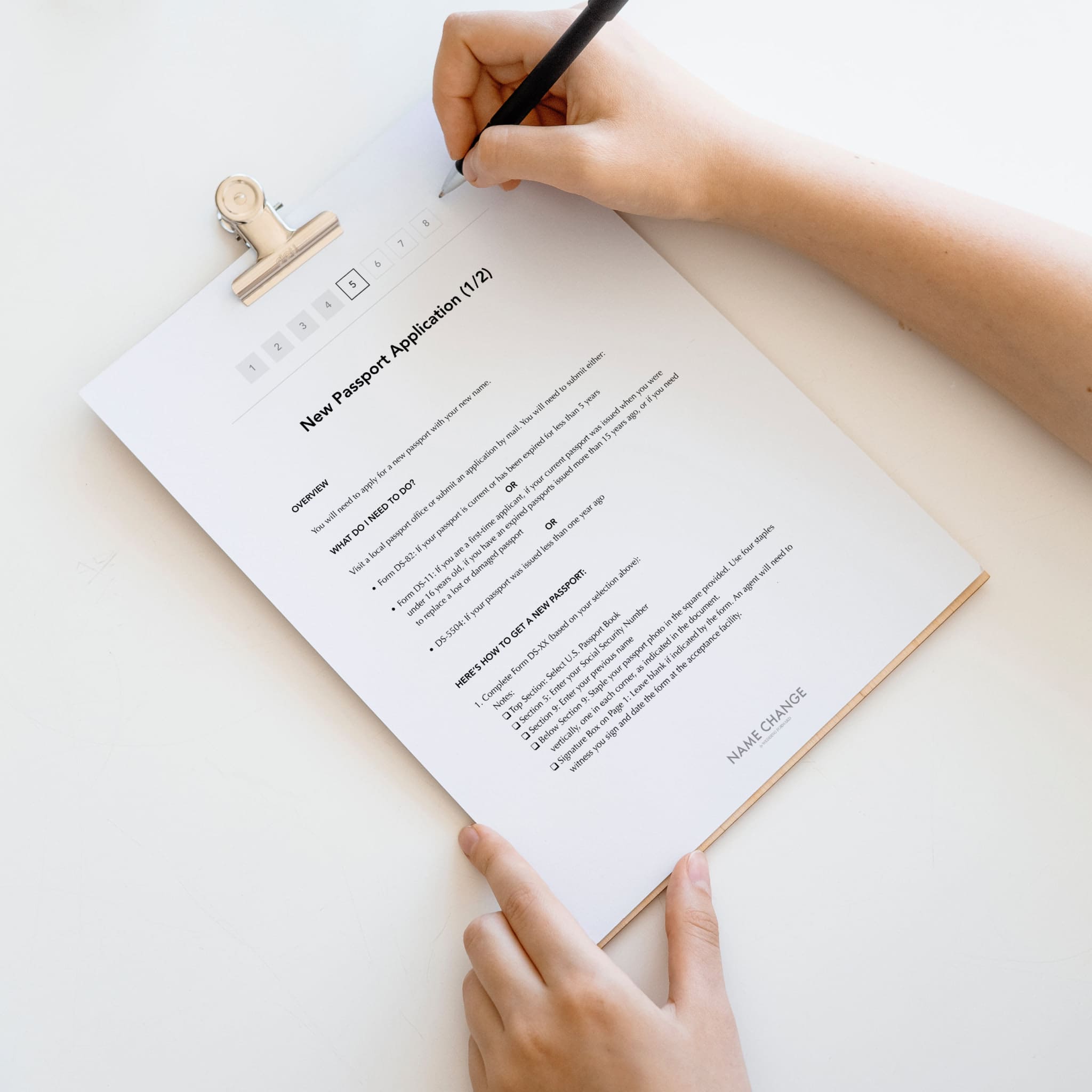 Name Change Kit - Print at Home - Digital Download – Miss To Mrs® Shop